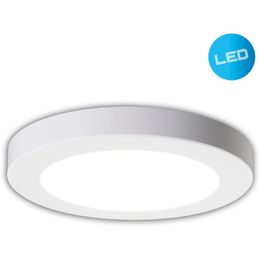 N&auml;ve n&auml;ve LED Deckenleuchte &raquo;Bonus&laquo; LED-Modul 1 Stk. Kaltwei&szlig; Neutralwei&szlig; Warmwei&szlig; Ein- oder Aufbau flexibel, CCT &uuml;ber Ger&auml;teschalter, D: 16,5cm wei&szlig; 1, &Oslash; 