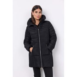 soyaconcept Damen soyaconcept Steppjacke &raquo;SC-NINA 1&laquo; mit Kapuze aus Polyester, mit modischem Fit schwarz S