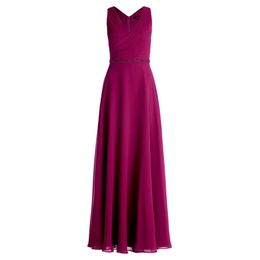 Vera Mont Abendkleid mit Plissee in Sweet Berry | Gr.: 42