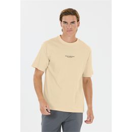 Virtus Herren Funktionsshirt "Idan", beige, Gr. M, unifarben, 100% Baumwolle, Shirts, im klassischen Design