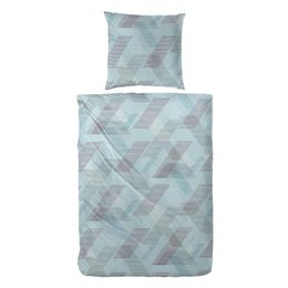 Primera Bettw&auml;sche &raquo;Renforce-Bettw&auml;sche Liam&laquo; 2 Renforc&eacute;, Obermaterial: 100% Baumwolle B/L: 135cm x 200cm, 1 Stk., 1 Stk., Renforc&eacute;, B/L: 80cm x 80cm, 2