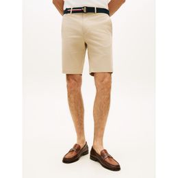 Tommy Hilfiger Herren Shorts &raquo;DENTON 9.5 INC ESS TWILL W/ BELT&laquo; mit abnehmbaren G&uuml;rtel, slim fit beige 30, N-Gr