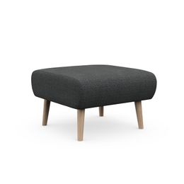 Home Affaire Polsterhocker &raquo;Swift&laquo; passend zur Serie "Swift", B/T/H: 75/68/44 cm grau 100% Polyester B/H/T: 75cm x 44cm x 68cm, Struktur