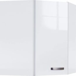 KOCHSTATION Eckh&auml;ngeschrank &raquo;KS-Cara&laquo; wei&szlig; wei&szlig;, B/H/T: 60cm x 70,4cm x 34,9cm, T&uuml;ren: 1 Stk.