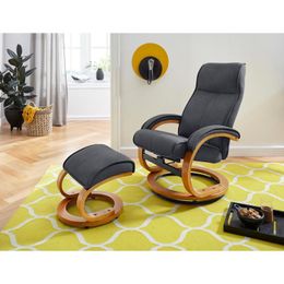 Home Affaire Relaxsessel &raquo;Lille, TV-Sessel, Sessel mit Hocker, Wohnzimmer,&laquo; Schlaffunktion, Luxus-Microfaser Bezug und Holzgestell, Sitzh&ouml;he 46 cm 