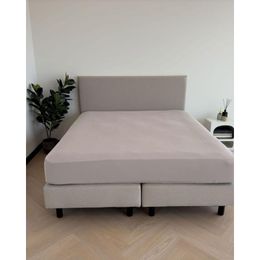 Kayori Spannbettlaken &raquo;Emma&laquo; 100% Baumwollsatin grau Mako-Satin, Obermaterial: 100% Baumwolle B/L: 180cm x 220cm, 1 Stk., Mako-Satin, 180x210-220 35cm