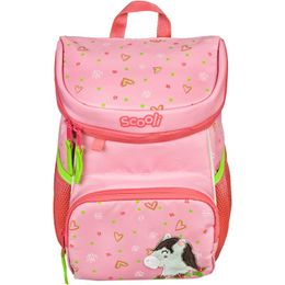 Scooli Damen Kinderrucksack &raquo;Mini-Me, Polly Pony&laquo; Reflektoren f&uuml;r den Kindergarten rosa B/H/T: 20cm x 29cm x 13cm