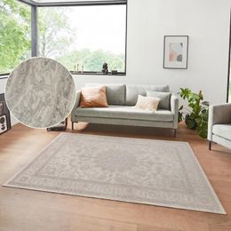 Hanse Home Teppich &raquo;Briar&laquo; rechteckig 6 mm H&ouml;he Samt, Orient-Optik, Seiden-Optik, robust, pflegeleicht, gekettelt beige Viskose B : 160cm 1 Stk., 6mm,