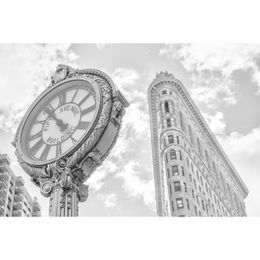papermoon Fototapete &raquo;New York Schwarz & Wei&szlig;&laquo; schwarz Vlies B/L: 5m x 2,8m, Bahnen: 10 Stk.