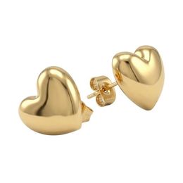 Amor Damen Paar Ohrstecker &raquo;Herzen&laquo; Edelstahl