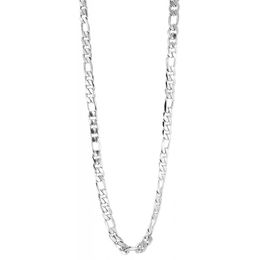 Adelia&acute;s ADELIA ́S Damen Kette ohne Anh&auml;nger "Unisex Edelstahl Figarokette Halskette", 50, Edelstahl, silber, Edelstahl, Halsketten