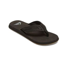 Quiksilver Herren Sandale "Monkey Wrench Core", Gr. 10, schwarz, Obermaterial: Synthetikmaterial / Futter: Textil / Au&szlig;ensohle: Gummi., Schuhe