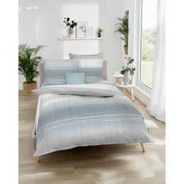 Kaeppel Bettw&auml;sche &raquo;Charisma&laquo; 2 Stk. grau Mako-Satin, Obermaterial: 100% Baumwolle B/L: 140cm x 200cm, 1 Stk., 1 Stk., Mako-Satin, B/L: 70cm x 90cm, 2 Stk.