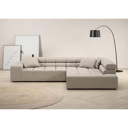 Home Affaire Ecksofa &raquo;Ancona, Ecksofa, incl. Kopfteilverstellung, Breite 319 cm, L-Form&laquo; wahlweise motorische Sitztiefenverstellung, auch in Cord + 