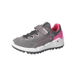 Ricosta Leder-Sneakers "Trailer" in Grau/ Pink - 55% | Gr&ouml;&szlig;e 43 | Kindersneakers
