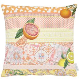 Apelt Dekokissen &raquo;6754&laquo; orange Baumwolle B/L: 39cm x 39cm, 1 Stk.