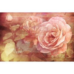 papermoon Fototapete &raquo;Vintage Florals&laquo; glatt bunt Vlies B/L: 1,5m x 1,11m, Bahnen: 7 Stk.