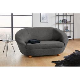 LOOKS by Wolfgang Joop Sofa &raquo;LooksIV&laquo; Rundsofa, in vielen frischen Farben w&auml;hlbar blau 70% Polyester (recycelt), 30% Polyester B/H/T: 178cm x 82cm x 