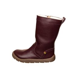 El Naturalista Leder-Winterstiefel in Dunkelrot - 50% | Gr&ouml;&szlig;e 29 | Kinderstiefel