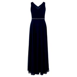 Vera Mont Abendkleid mit Plissee in Night Sky | Gr.: 48