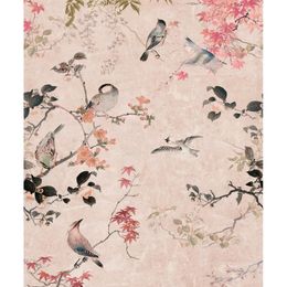 Art for the home Fototapete &raquo;Japanischer Garten&laquo; glatt Japanischer Garten 280x200 cm rosa Vlies B/L: 2m x 2,8m