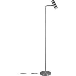 Trio Leuchten Stehlampe &raquo;Marley&laquo; GU10 1 Stk. mit Kippschalter, GU10 Leuchtmittel frei w&auml;hlbar grau 1, &Oslash; 6cm H: 151cm, 1 Stk.