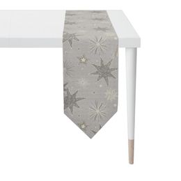Apelt Tischband &raquo;3755&laquo; grau Polyacryl, Polyester B/L: 175cm x 21cm, 1 Stk.
