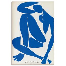 Artland Wandbild &raquo;Verve IX, No. 35/36. 1958&laquo; Erotische Bilder 1 Stk. tlg. als Alubild, Leinwandbild, Poster, Wandaufkleber in verschied. Gr&ouml;&szlig;en blau Leinwand 