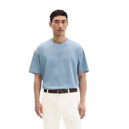 Marc O'Polo MARC O'POLO Herren T-Shirt "aus schwerem Bio-Baumwoll-Jersey", blau, Basic, Gr. XS, unifarben, Obermaterial: 100% Baumwolle, Shirts