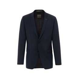 Benvenuto. Herren Anzugsakko "OTHELLO", blau, Gr. 46, uni, Obermaterial: 52% Polyester PES. 43% Wolle WO. 5% Elasthan EL. Futter: 51% Acetat CA. 49%