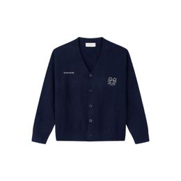 Herren Cardigan "Another Cotton Lab Another Knit Cardigan", blau, Gr. XL, ANOTHER COTTON LAB, 100% Baumwolle, Strickjacken