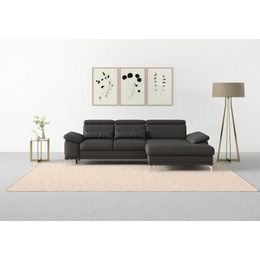 Sit & More sit&more Ecksofa &raquo;Cabrio L-Form, B: 295 cm, mit Sitztiefen-, Arm- & Kopfteilverstellung&laquo; 2 Nierenkissen, Federkern, optional Schlaffunktion und 