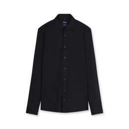 OLYMP Herren Businesshemd "OLYMP Luxor 24/Seven, Modern Fit, New Kent", schwarz, Gr. 42, 86% Polyamid, 14% Elasthan, Hemden