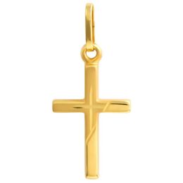 Firetti Kreuzanh&auml;nger &raquo;Schmuck Geschenk Gold 333 Halsschmuck Anh&auml;nger f&uuml;r Halskette Kreuz&laquo; gold Gelbgold 333, 0,25 g