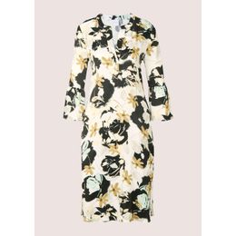 Madeleine Mode MADELEINE Damen Sommerkleid "Viskosekleid Print-Kleid mit Volants", wei&szlig;, Modern, Gr. 34, Obermaterial: 100% Viskose CV., Kleider, Volants