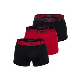 Emporio Armani Herren Boxershorts "Boxershort BOLD MONOGRAM 3er Pack", Gr. M, bunt, Obermaterial: 95% Baumwolle CO. 5% Elasthan EL., Unterhosen
