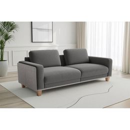 Sit & More sit&more Big-Sofa &raquo;Concept&laquo; Modernes Sofa in drei Fu&szlig;farben zur Auswahl 100% Polyester B/H/T: 226cm x 84cm x 93cm,mit Fu&szlig; Buche natur