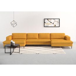 DOMO collection Wohnlandschaft &raquo;Modica U-Form aktuelles, kubisches Design mit 2 Recamieren, viel Platz&laquo; XXL, auch in Cord, Fu&szlig;h&ouml;he passend f&uuml;r g&auml;ngige