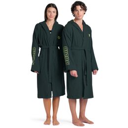 Bademantel &raquo;arena Unisex Zeppelin Bademantel&laquo; 1 Stk. Schwimmbad, Sauna, Baumwolle, Unisex, weich, bequem, Kapuze, leicht gr&uuml;n Baumwolle M L: 115cm