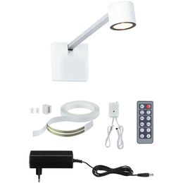 Paulmann LED Bilderleuchte &raquo;Adelia&laquo; 1 Stk. Warmwei&szlig; dimmbar grau 1, H: 8,5cm, 1 Stk.