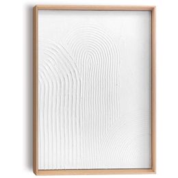Reinders Bild &raquo;Gew&ouml;lbe&laquo; wei&szlig; Holzwerkstoff B/H/T: 30cm x 40cm x 3cm