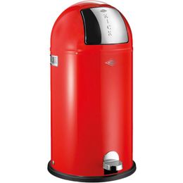 Wesco M&uuml;lleimer &raquo;Kickboy&laquo; 1 Beh&auml;lter Abfallsammler, 40 Liter rot Stahlblech B/H/T: 40cm x 75,5cm x 40cm, 40 l