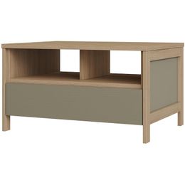 Home Affaire Couchtisch &raquo;Stranda, Beistelltisch, Wohnzimmertisch, Sofatisch, Tisch&laquo; Schubkasten und Ablagef&auml;cher, in zwei Farben verf&uuml;gbar B/H/T: 80cm