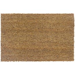 Astra Fu&szlig;matte &raquo;Kokosvelours 103&laquo; rechteckig 24 mm H&ouml;he Schmutzfangmatte, Kokosmatte, In -und Outdoor geeignet beige Kokos B : 50cm 1 Stk., 24mm, L: 