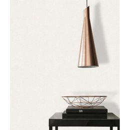 A.S. Cr&eacute;ation Vliestapete &raquo;Attractive&laquo; einfarbig uni unifarben glatt Uni Tapete einfarbig Tapeten Wohnzimmer Schlafzimmer K&uuml;che Flur Design beige Vinyl, Vlies B/L: 