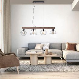 JUST LIGHT Pendelleuchte &raquo;KASKA&laquo; E27 1 Stk. ExklusiveE27 braun 4, 1 Stk.