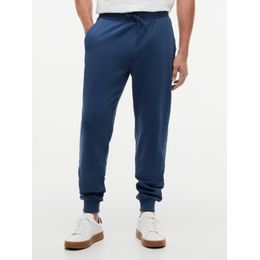 Tommy Hilfiger Herren Jogginghose "ESSENTIAL TERRY", blau, Gr. M, Web, Obermaterial: 100% Baumwolle, Hosen, elastischer Bund, regular fit, B&uuml;ndchen