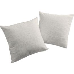 Dekokissen WIRTH, B:40cm L:40cm, braun, Obermaterial: 85% Polyester, 15% Baumwolle, Dekokissen_Sitzkissen_Kissenh&uuml;llen, "Berwick"