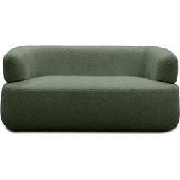 DOMO collection 2-Sitzer &raquo;800012 Designsofa, komfortabel und elegant, organische Formensprache&laquo; Formsch&ouml;ner 2-Sitzer gr&uuml;n 100% Polyester B/H/T: 160cm 