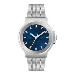 adidas originals Unisex adidas originals Quarzuhr &raquo;EXPRESSION THREE&laquo; Armbanduhr, Herrenuhr, Damenuhr, Edelstahlarmband, Leuchtzeiger silber 